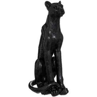 Atmosphera Atmosphera - Statuette léopard noir H90cm créateur dintérieur