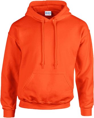 Gildan Sweatshirt mit Kapuze Heavy Blend XL, 1x Orange & 1 HLKauf Block