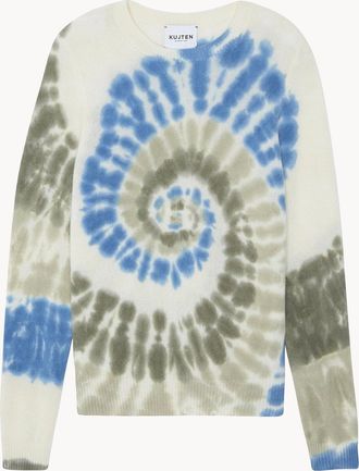 Kujten Pull cachemire col rond tie & dye - Pull Dorita Sunny
