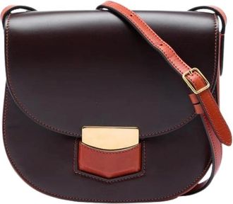 Celine Pre-owned Trott Leather Crossbody Bag - Femme - Pre-owned - Brun - Taille: ONE Size