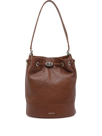 Zanellato sac seau Monda &agrave; fermoir magn&eacute;tique - Marron