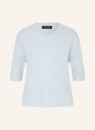 SLY 010 Sly 010 Strickshirt Marry Aus Cashmere Mit Glitzergarn blau