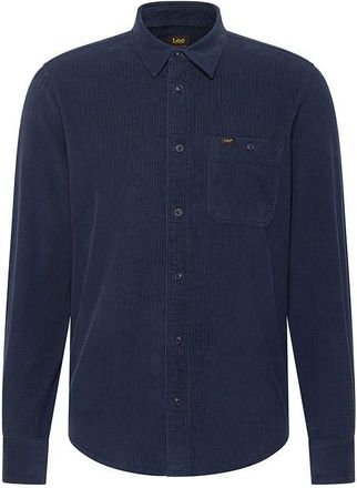 Lee Herren Leesure Shirt, Real Indigo, XL EU