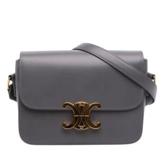 Celine Sac bandouli&egrave;re vintage Pre-owned - Femme - Pre-owned - Gris - Taille: ONE Size