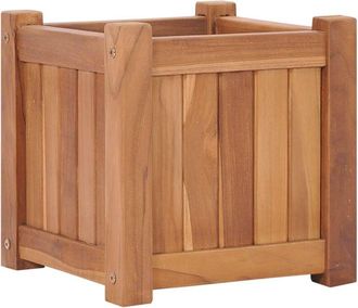 vidaXL Lit sur&eacute;lev&eacute; 30x30x30 cm Bois de teck solide Vidaxl
