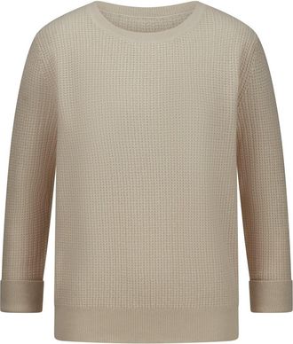 Peter Hahn Rundhals-Pullover 3/4-Arm Peter Hahn beige