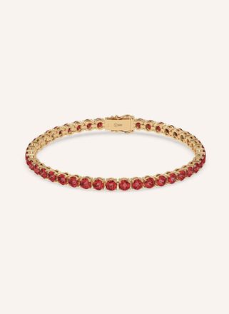VEYNOU Veynou Tennisarmband Velvet Aus 14 Karat Recyceltem Gelbgold Und 7,20ct. Rubine gold