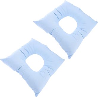 Garneck 2 St&uuml;ck Pack Massage Gesichtskissen f&uuml;r Massageliegen Weiches Atmungsaktives Kopfst&uuml;tzenkissen f&uuml;r Kosmetikstudios Spa und Bauchlage