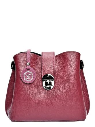 Luisa Vannini Weinfarbe Rindsledertasche