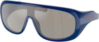 Polo Ralph Lauren Homme, Accessoires, Bleu, Taille: 38 MM Lunettes de soleil Ph4215U