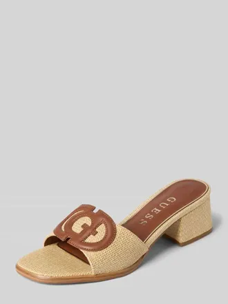 Guess Sandalette aus Leder-Mix in Bast-Optik Modell CERINNA2