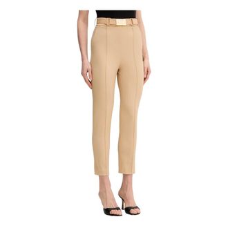 Elisabetta Franchi Damen, Hosen, Beige, LGr&ouml;&szlig;e