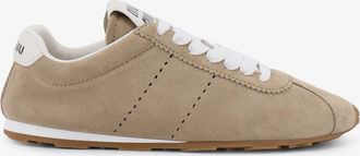 Miu Miu Suede Plume Sneakers - MIU MIU - gender_Woman