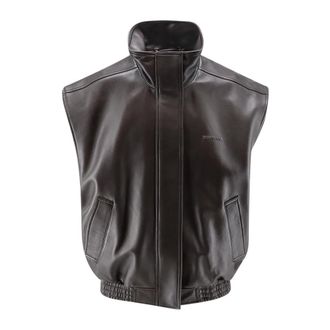 Balenciaga Oversized Weste - - Jackets - Damen - Braun - XS