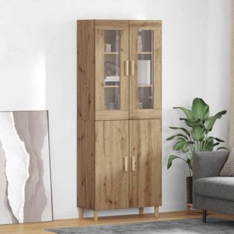 vidaXL vidaXL Haut Armoire Ch&ecirc;ne artisanal 69,5 x 34 x 180 cm