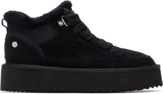 Xti Sportschuhe Sneaker Damen Schwarz - Bequeme und vielseitige Schuhe - Casual Mode - Modell 14433803 (Gr&ouml;&szlig;e 39)