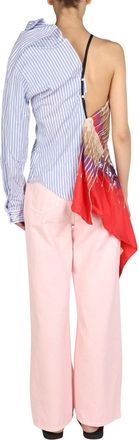1/OFF Silk Cotton Blend Shirt Dress - Multicolor