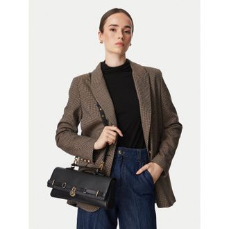 Tommy Hilfiger Handtasche Tommy Hilfiger American Icon Clutch AW0AW19214 Schwarz
