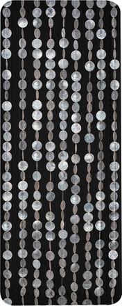 Kleine Wolke Wanneneinlage Perla Schwarz 36 x 92 cm