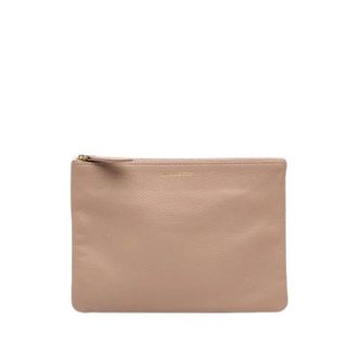Burberry Pre-owned Leder-Clutch - - Pre-owned - Damen - Beige - ONE SIZE