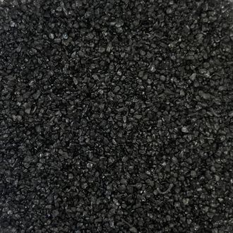 Eurosand GLASNUGGETS 2-4mm. Dekoglas. Kleine Glassteine, Glasgranulat. 1 kg. SCHWARZ -94