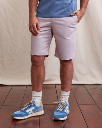 Faguo Bermuda rose gris&eacute; coton