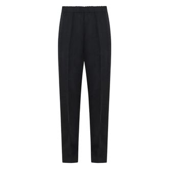 Fabiana Filippi Femme, Pantalons, Noir, Taille: 40 FR Pantalons