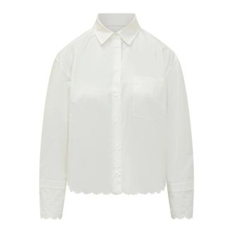 Max Mara Damen, Blusen & Hemden, Wei&szlig;, SGr&ouml;&szlig;e