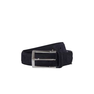 Scarosso Cintura Blu Classica G&uuml;rtel - - Accessories - Herren - Blau - 85 CM