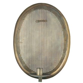 Ib Laursen [DL] Kerzenhalter f/Wand f/Stabkerze m/Lochmuster