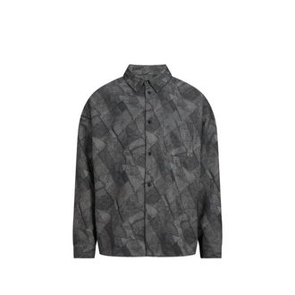Maison Kitsun&eacute; Chemise oversize imprim&eacute;e