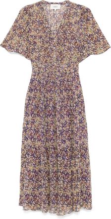 BA&SH Lariol Midikleid - Violett