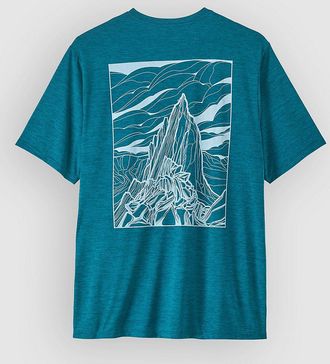 Patagonia Cap Cool Daily - Cloud Crag T-Shirt lt glacial xd
