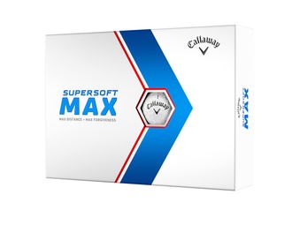Callaway Supersoft Max Golfb&auml;lle, 12B PK (Version 2023, wei&szlig;)