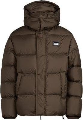 Emporio Armani Doudoune droite &agrave; capuche