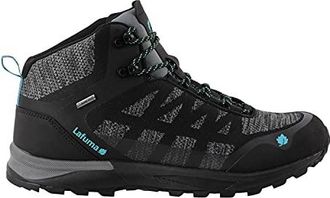 Lafuma Shift Mid Clim W - Chaussures de Randonnée Femme - Membrane Imperméable - Légères et Respirantes - Polyester Recyclé - Noir - 36 2/3 EU