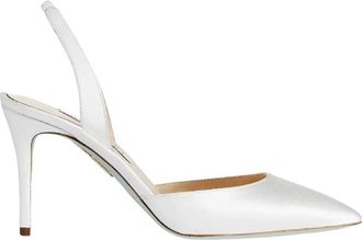 Aquazzura Femme, Chaussures, Blanc, Taille: 38 EU So Nude Pump 85