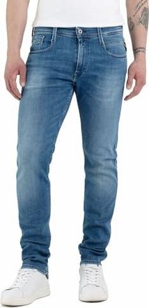 Replay Herren Jeans Anbass Slim-Fit mit Comfort Stretch, Medium Blue 009 (Blau), 30W / 32L