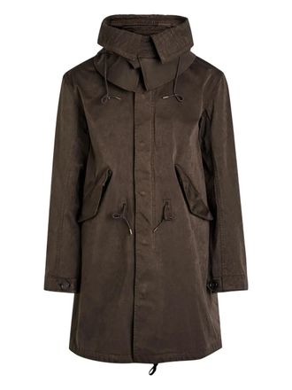 Ten c parka &agrave; capuche - Marron