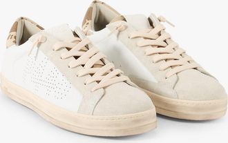 P448 Baskets John en cuir