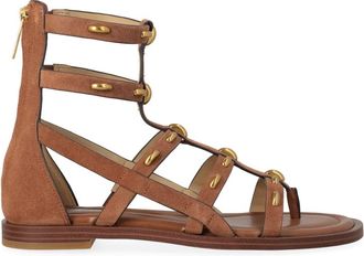 Michael Kors Femme, Chaussures, Brun, Taille: 41 EU Noa Flat Sandal