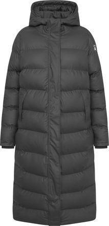 Derbe Wintermantel Interholm Damen Schwarz Puffer 40 | Steppmantel | Vegane Daune | lang