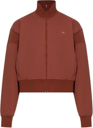 adidas by Stella McCartney Femme, Sweatshirts et sweats &agrave; capuche, Rouge, Taille: 42 FR Logo SweaT-shirt