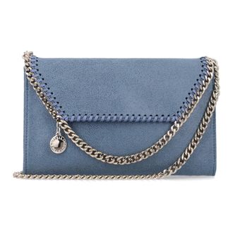 Stella McCartney Femme, Sacs, Bleu, Taille: ONE Size Falabella Wallet on Chain