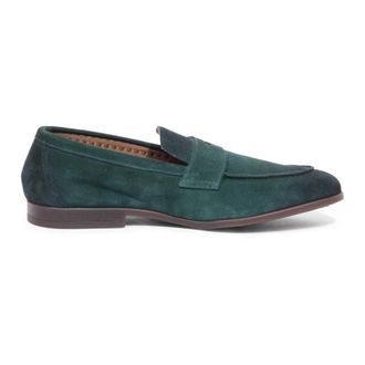 Doucal's Vintage Effekt Loafer - - Shoes - Herren - Gr&uuml;n - 45 EU