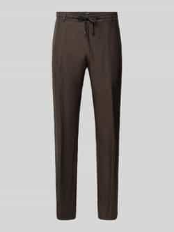 Joop Slim Fit Leinenhose mit Tunnelzug Modell Sake