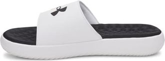 Under Armour Sandales Ignite Pro 8 &agrave; bande fixe pour homme, (100) Blanc/Blanc/Noir, 13