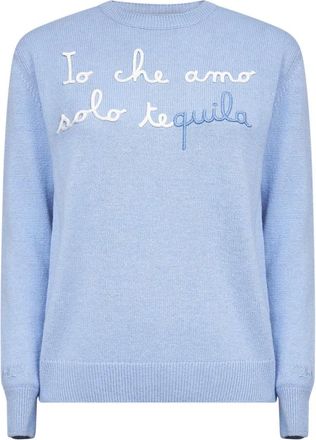 MC2 Saint Barth Femme, Pulls, Bleu, Taille: 40 FR New Queen Sweater
