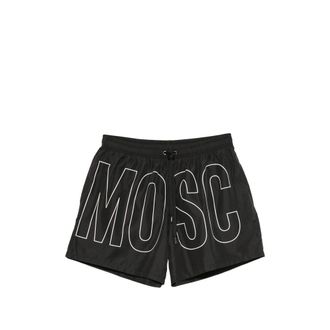 Moschino Logo-print Drawstring Swim Shorts