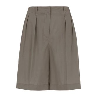Bomboogie Femme, Shorts, Brun, Taille: 36 FR Bermuda ample en Lyocell